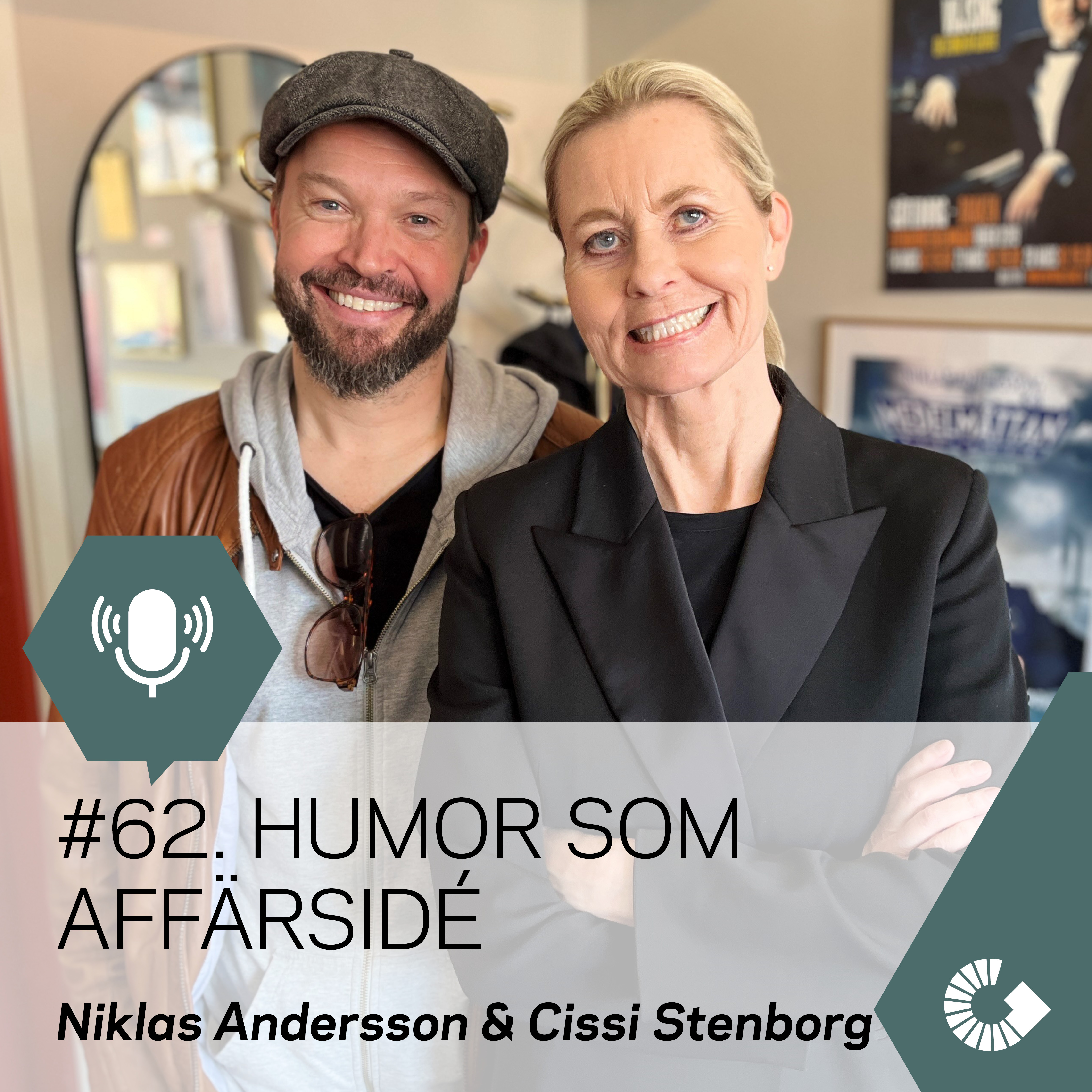 #62. Humor som affärsidé med Niklas Andersson & Cissi Stenborg ...